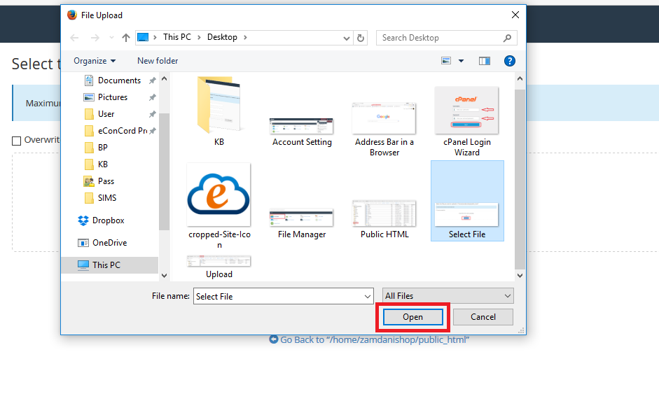 How To Upload Files Using File Manager In Cpanel Step By Step
