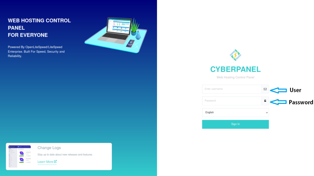 How to Login to CyberPanel