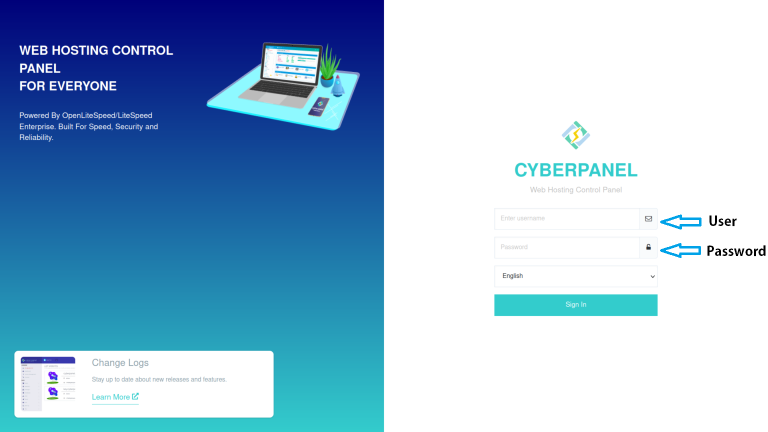 How to Login to CyberPanel