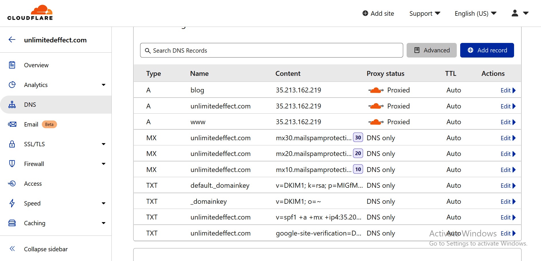 How to Activate Cloudflare on a Subdomain